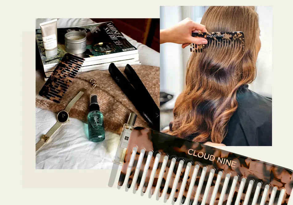 Luxury texture hair comb | Perfect comb for curly hair | CLOUD NINE ...